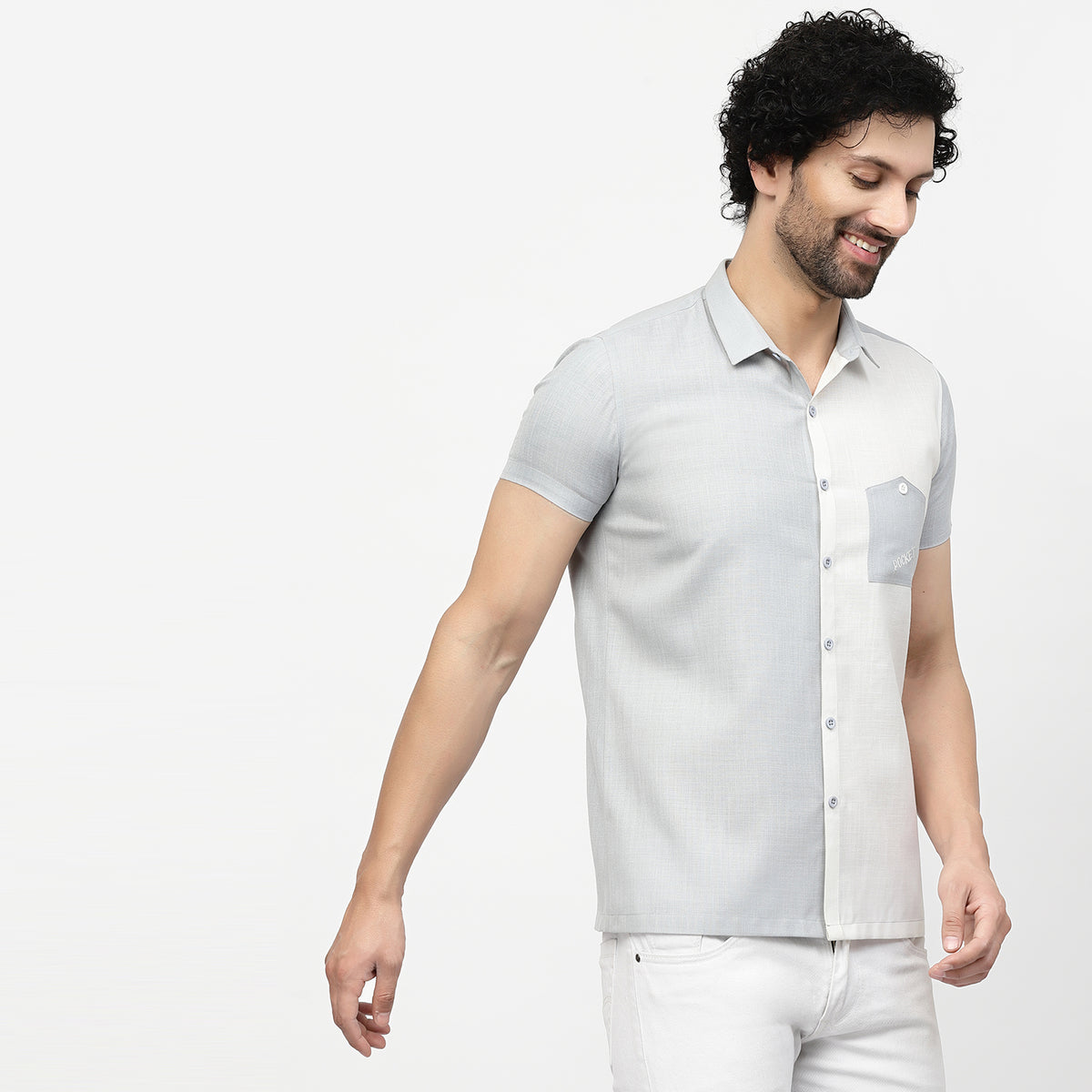 Buy Inverted Pocket Linen Shirt for Men Online – LELA By Varija